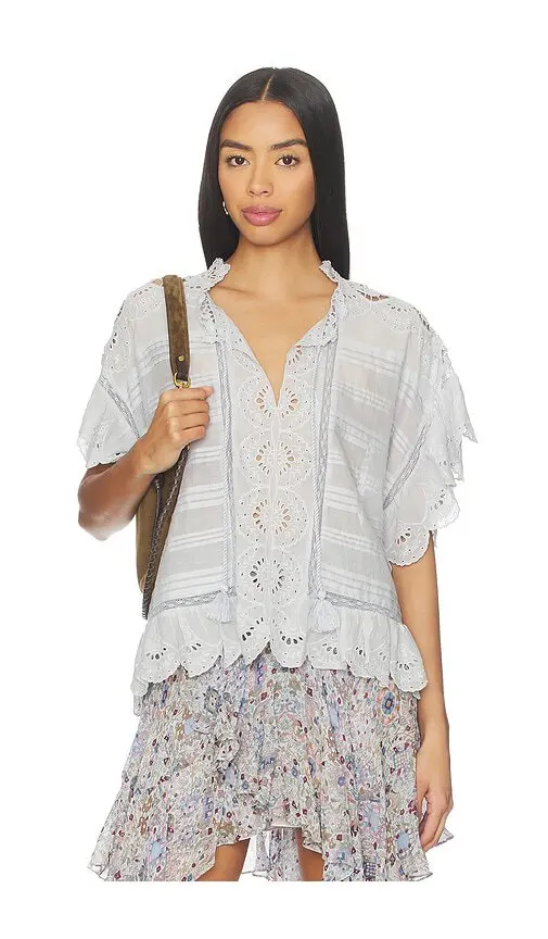 Isabel Marant Étoile Payton Top - Light Blue