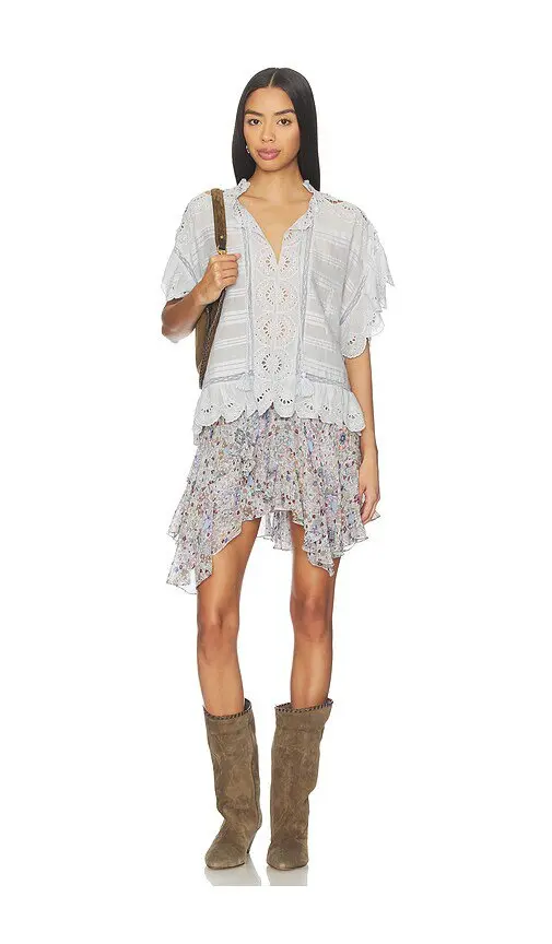 Isabel Marant Étoile Payton Top - Light Blue