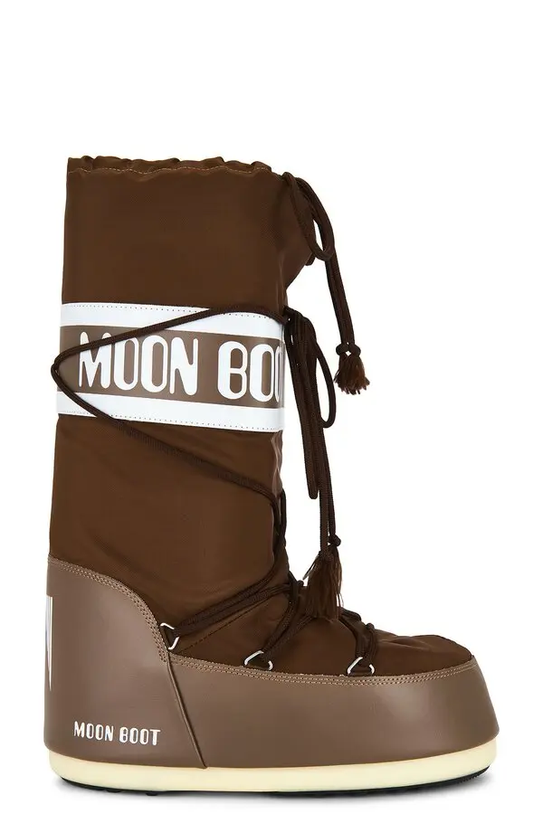 Moon Boot Icon Nylon Boots - Shitake