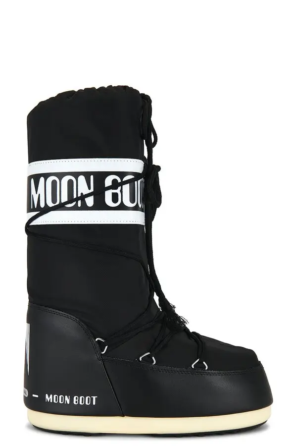 Moon Boot Icon Nylon Boots - Black