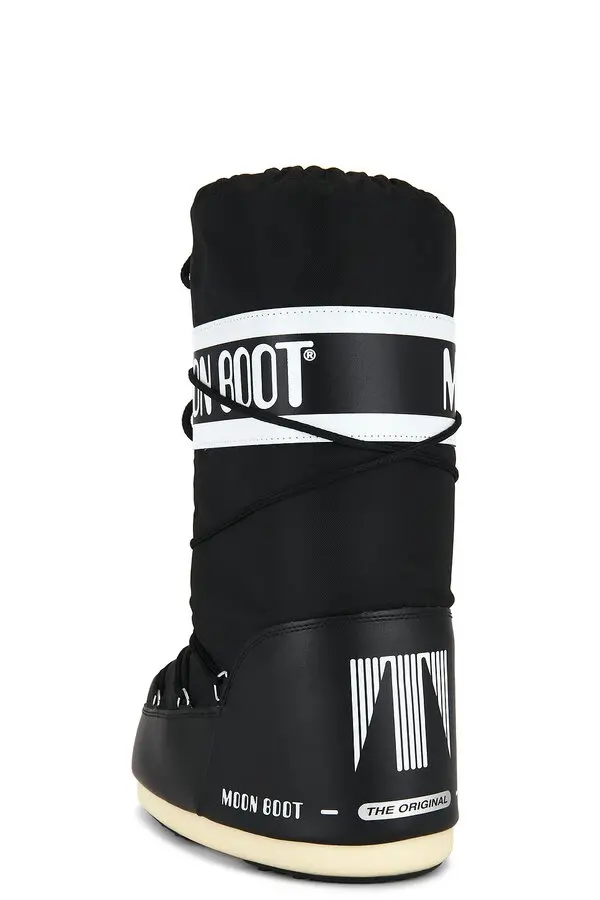 Moon Boot Icon Nylon Boots - Black
