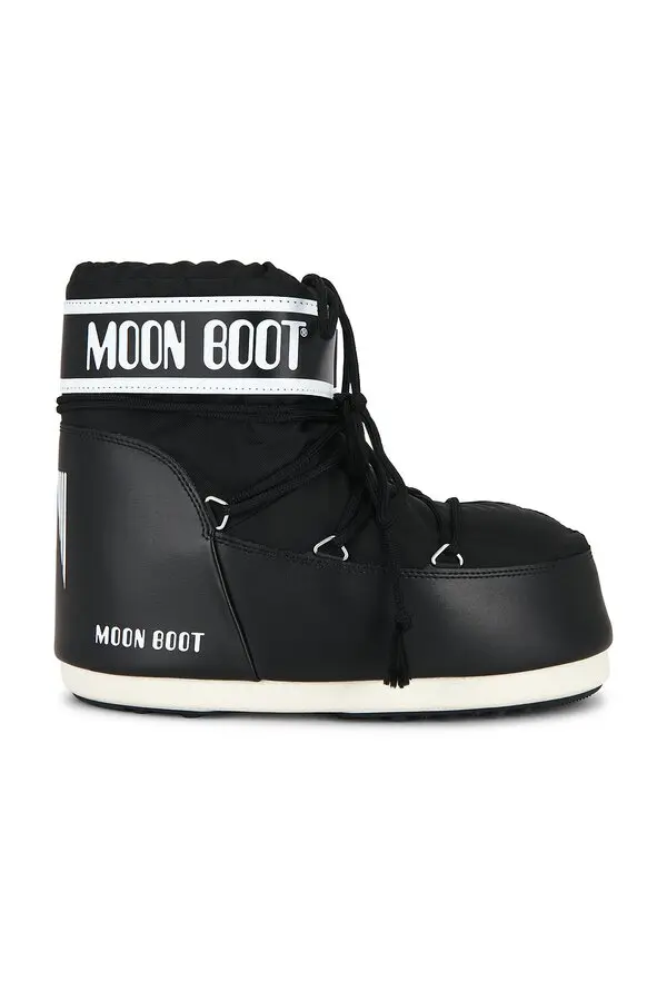 Moon Boot Icon Low Nylon Boots - Black