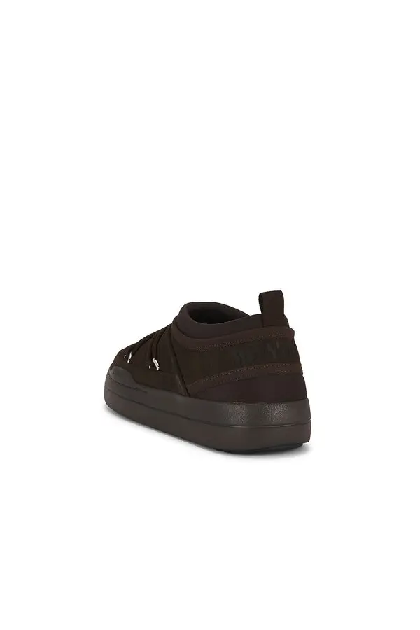 Moon Boot Park Icon Suede Shoe - Dark Brown
