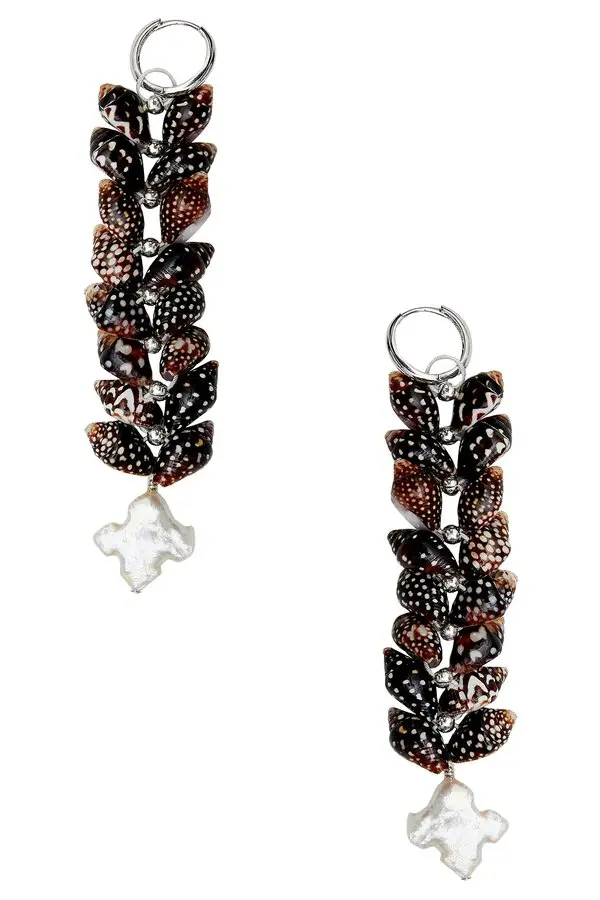SANTANGELO Everything Has An End Earrings - Braided Shell