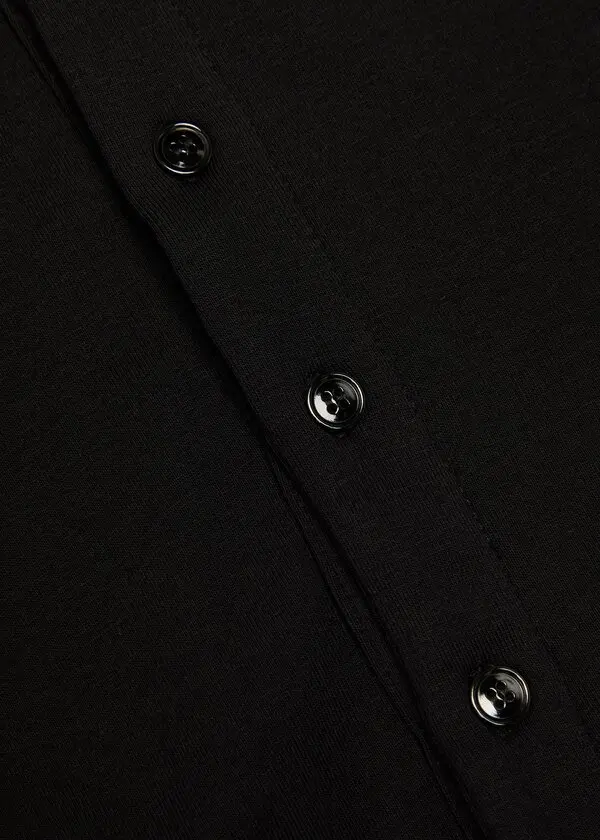 TOM FORD Henley Stretch-cotton Top