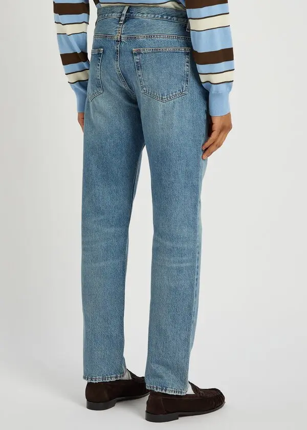 FRAME The Straight-leg Jeans - Light Blue