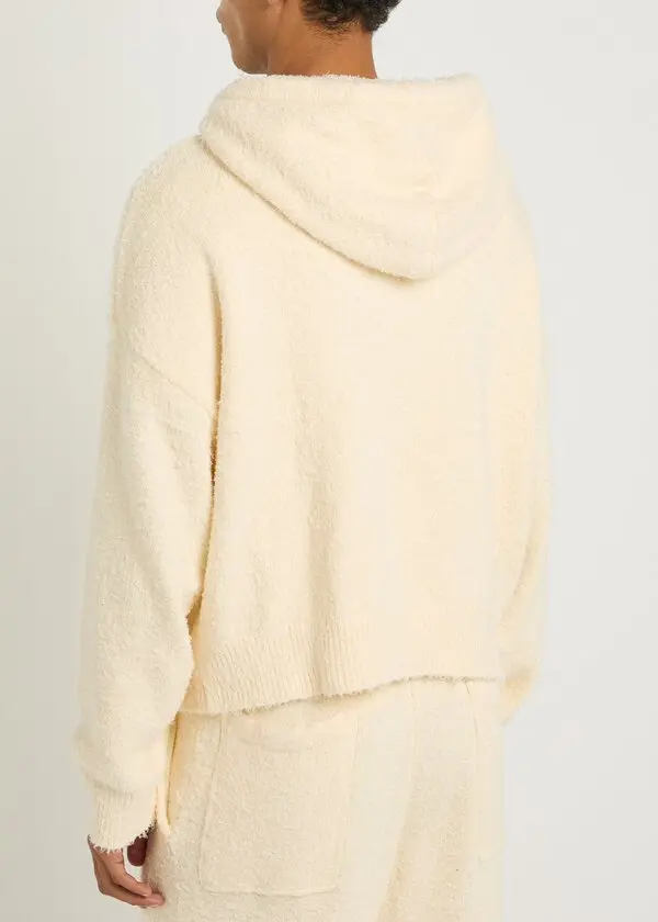 PICANTE Shaggy Textured Cotton-blend Sweatshirt