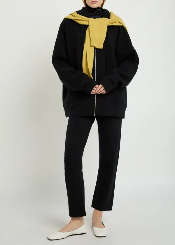 Extreme Cashmere N°461 Wander Cashmere-blend Trousers - Black