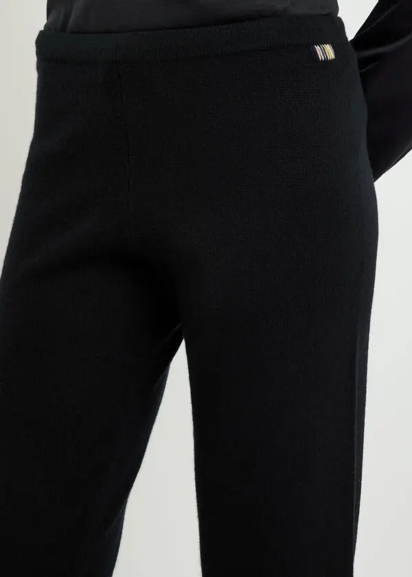 Extreme Cashmere N°461 Wander Cashmere-blend Trousers - Black
