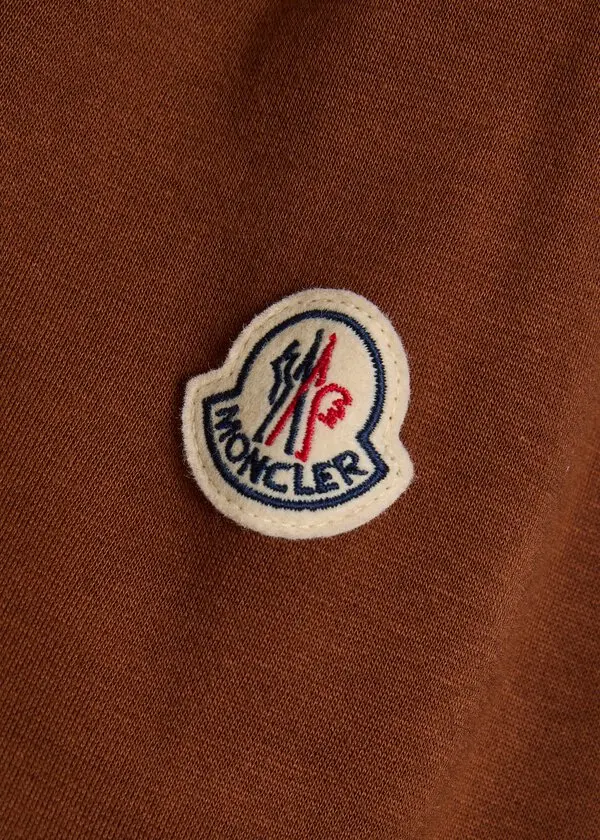 Moncler Logo-embroidered Cotton-blend Sweatshirt