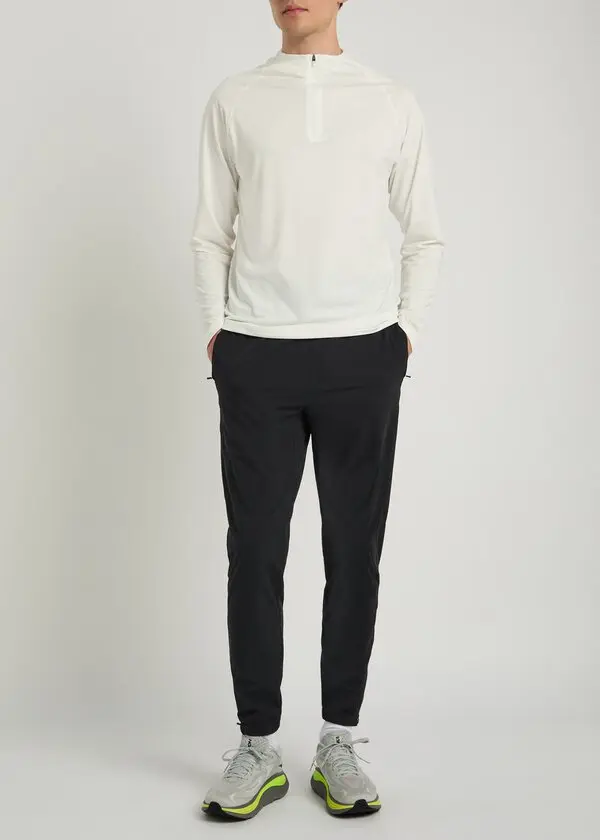 CONDITION Core Quarter-zip Stretch-jersey Top