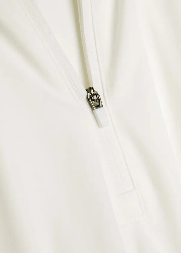 CONDITION Core Quarter-zip Stretch-jersey Top