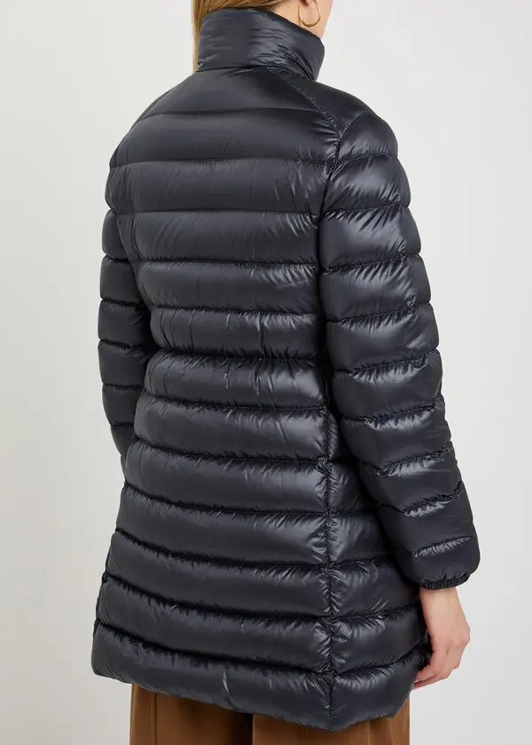 Moncler Padded Shell Coat - Navy