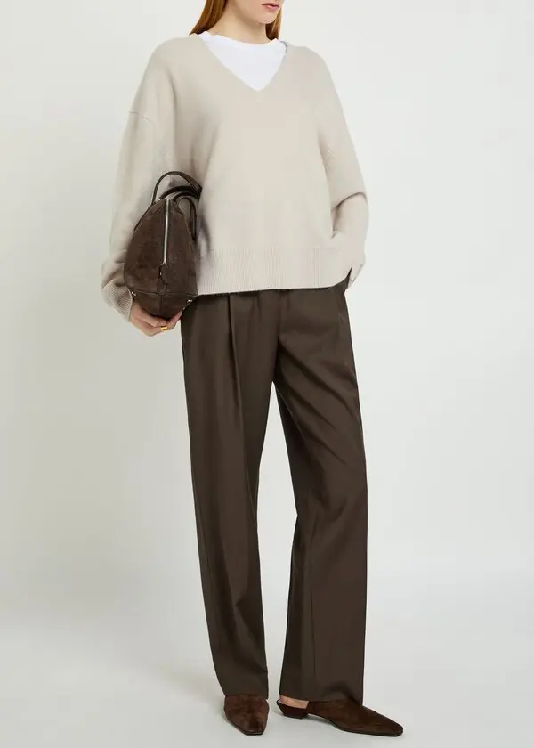Extreme Cashmere N°457 Jack V-neck Cashmere-blend Jumper