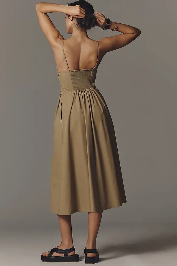 anthropologie green pleated dress Muse Sequin Maxi Dress — Emerald Green Gown main image 1