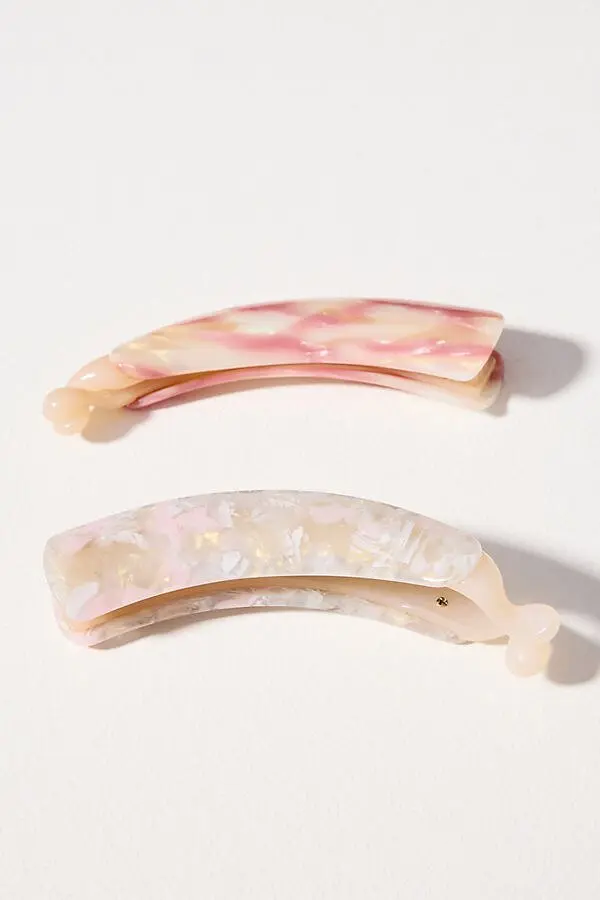 Anthropologie Banana Claw Clip - Pink