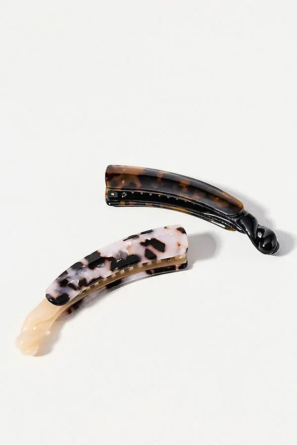 Anthropologie Resin Claw Clip - Tortoise