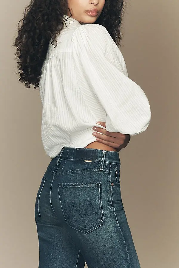 MOTHER Kick It High-rise Straight-leg Jeans - Which Is Witch