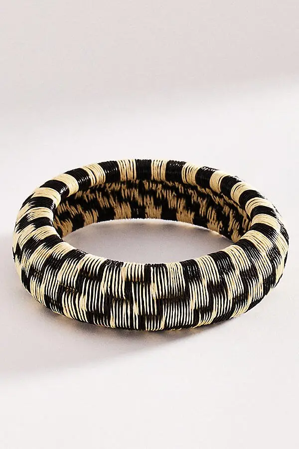 BAMBOLEIRA Juaca Bold Bracelet - Black & White