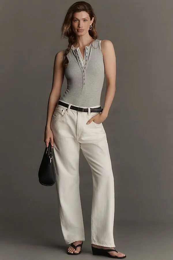 BAYSE Aurora Bodysuit - Heather Grey