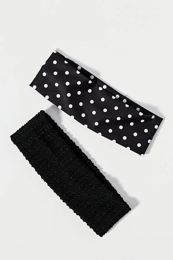 Anthropologie Hairband Set - Black & White