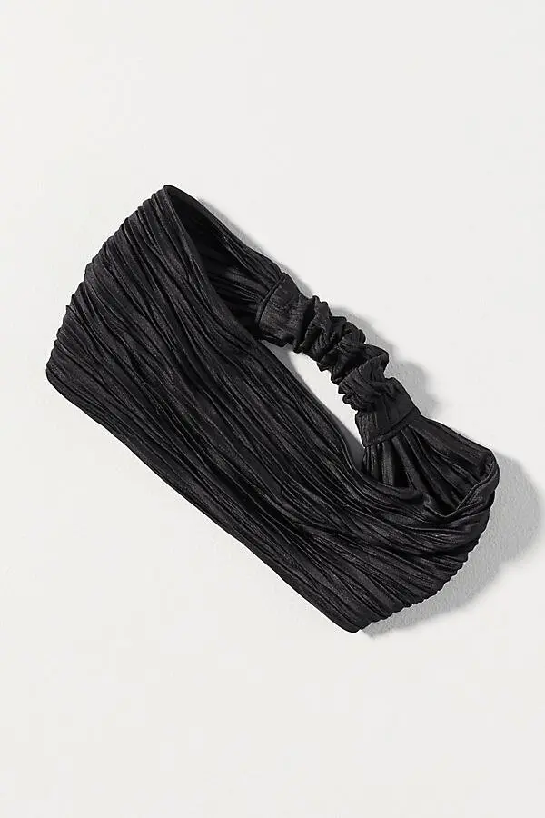 Anthropologie Scrunchie Hair Band - Black