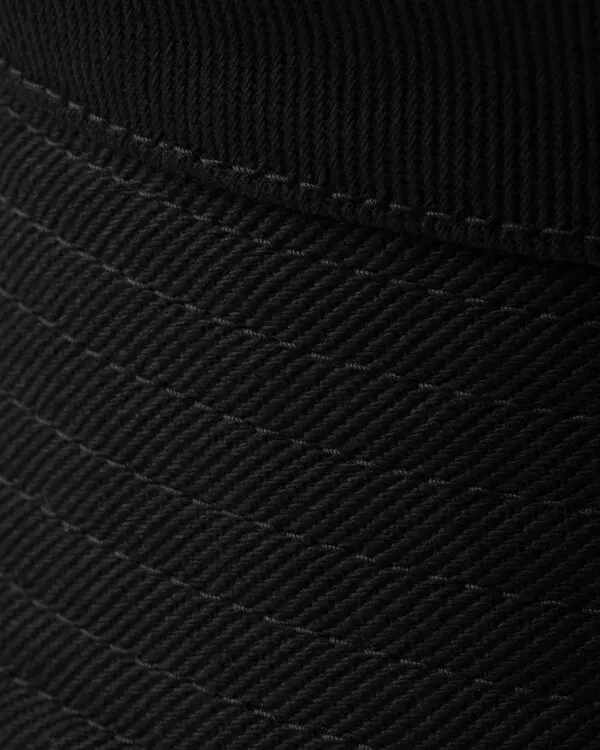 Prada Drill Bucket Hat - Black