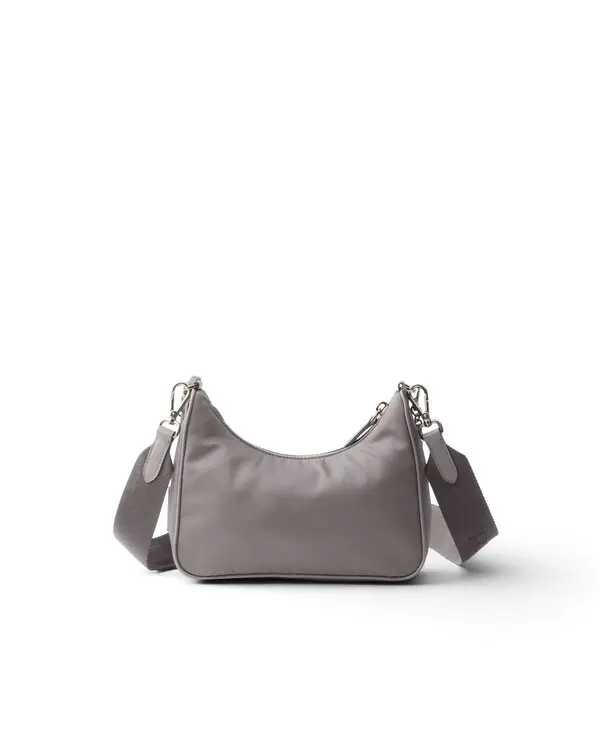 Prada Re-edition 2005 Re-nylon Bag - Cloudy Gray