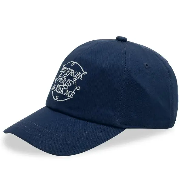 Drole De Monsieur Braided Slogan Cap - Navy
