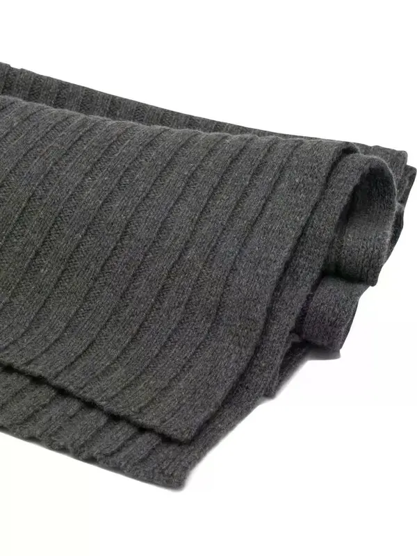 VIETTI MERCHANDISE Ribbed Scarf - Grey
