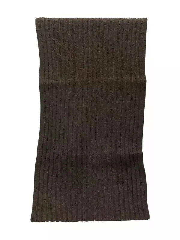 VIETTI MERCHANDISE Ribbed Scarf - Brown
