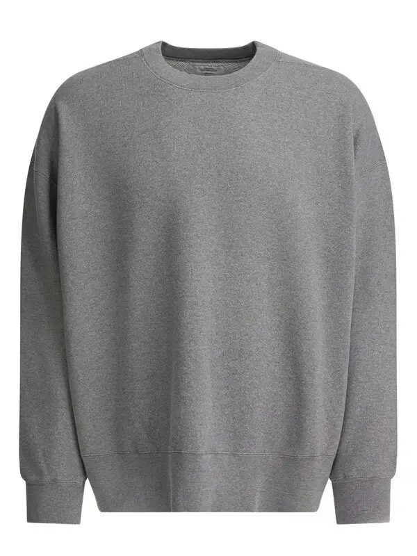 BEAMS Crew-neck Cotton Sweatshirt - Grey