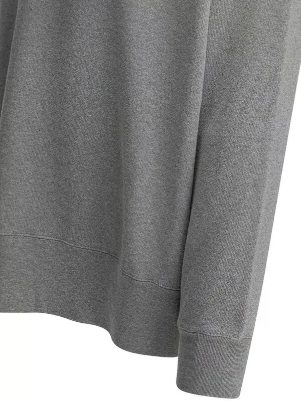 BEAMS Crew-neck Cotton Sweatshirt - Grey