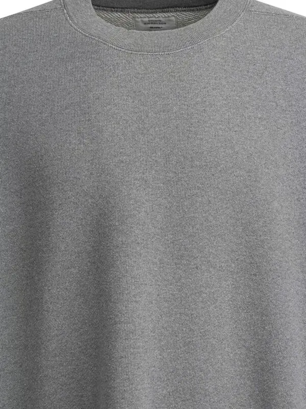BEAMS Crew-neck Cotton Sweatshirt - Grey