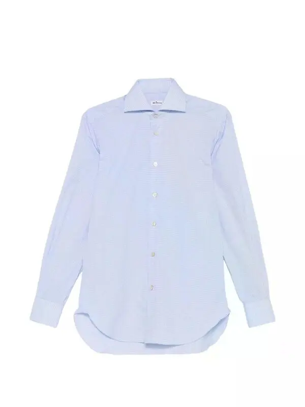 Kiton Button-up Checked Shirt