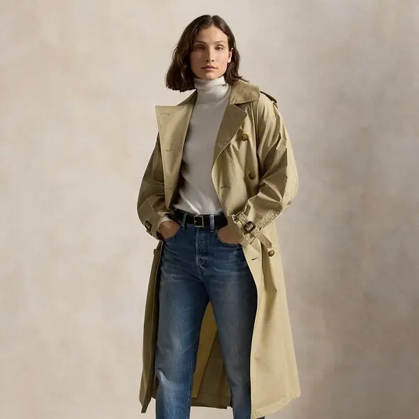 Ralph Lauren Cotton-blend Trench Coat
