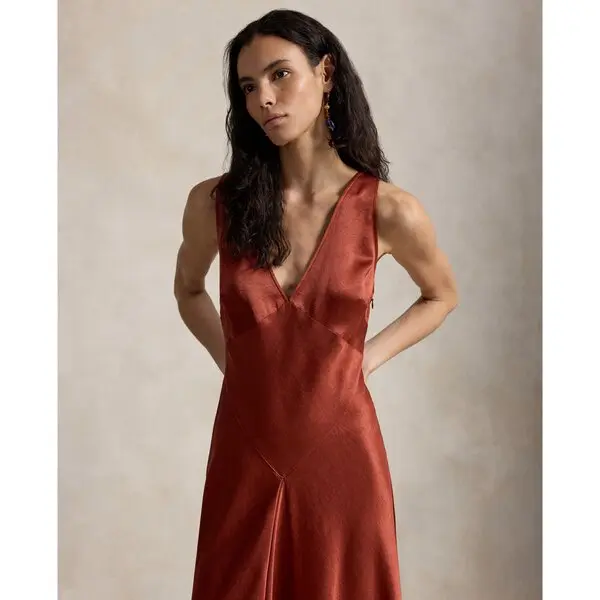 Ralph Lauren Paneled A-line Dress