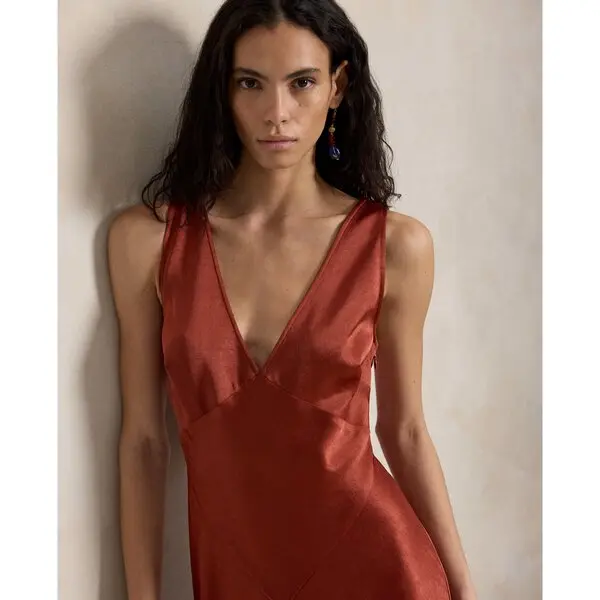 Ralph Lauren Paneled A-line Dress