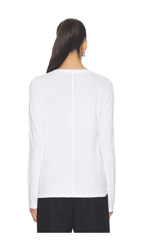 CLYQUE Long Sleeve Tee - White