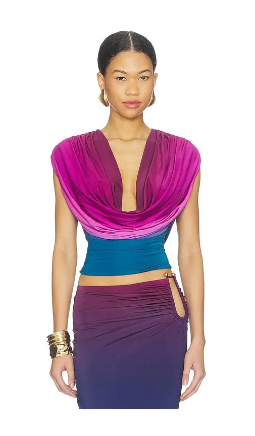 AFRM Dexter Top - Fuchsia