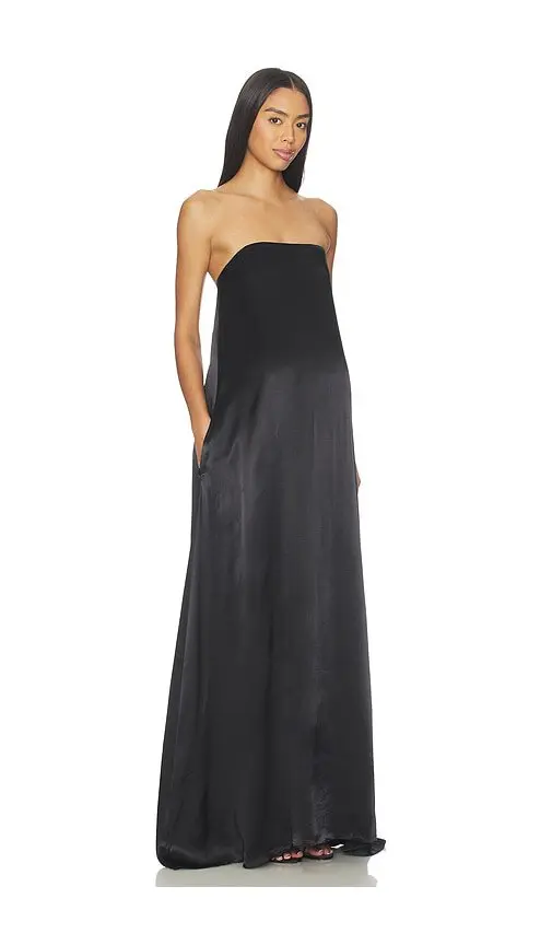 BUMPSUIT Brushed Satin Gown