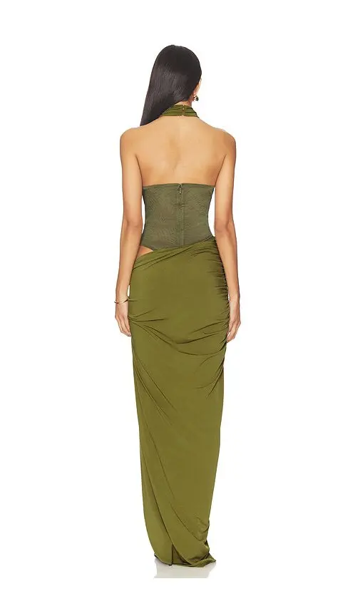 Nbd Meena Maxi Dress - Green