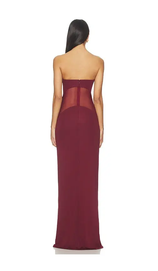 Nbd Sadira Maxi Dress - Burgundy