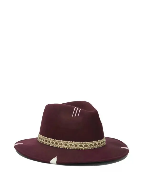 THE HAT GANG Day Dreamer Fedora Hat - Red