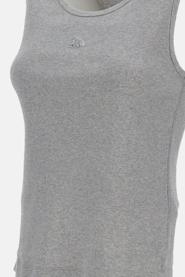 Maison Kitsuné Baby Fox Ribbed Tank Top