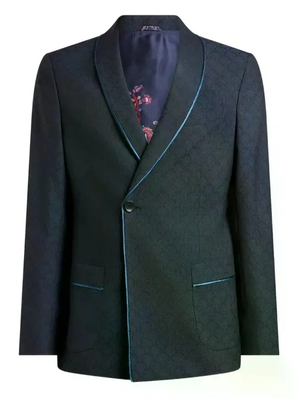 Etro Shawl-collar Jacquard Blazer