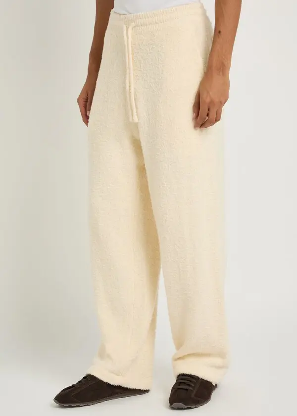 PICANTE Shaggy Textured Cotton-blend Sweatpants