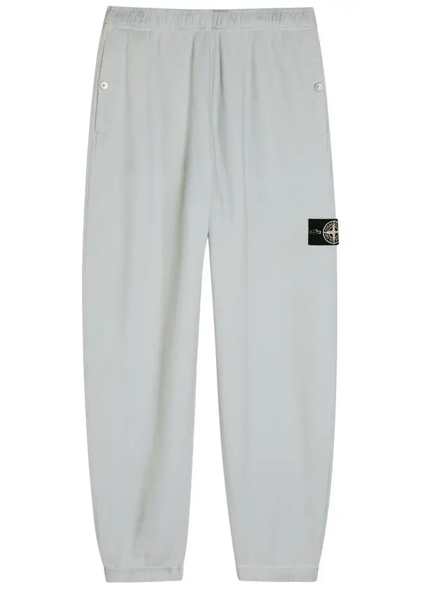 Stone Island Reflective Cotton Sweatpants - Blue
