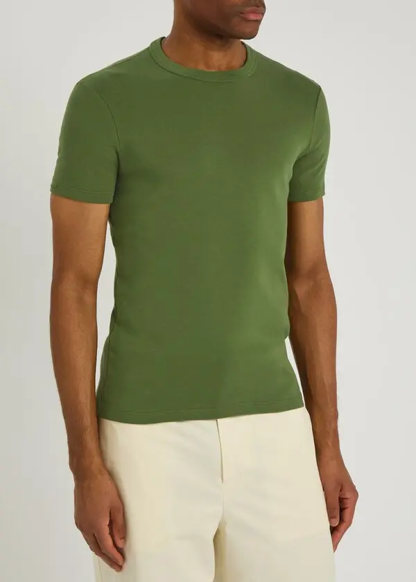 TOM FORD Crew-neck Stretch-cotton T-shirt