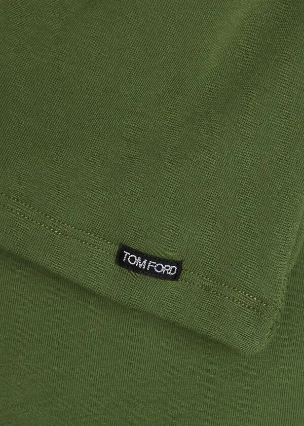 TOM FORD Crew-neck Stretch-cotton T-shirt